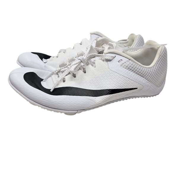 Nike | Shoes | New Nike Rival Sprint 6 White Black Track Running Cleat ...